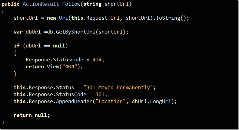 Marks asp.net / mvc blog: Announcing: Jobping URL Shortener. Open source MVC.NET 2 C#